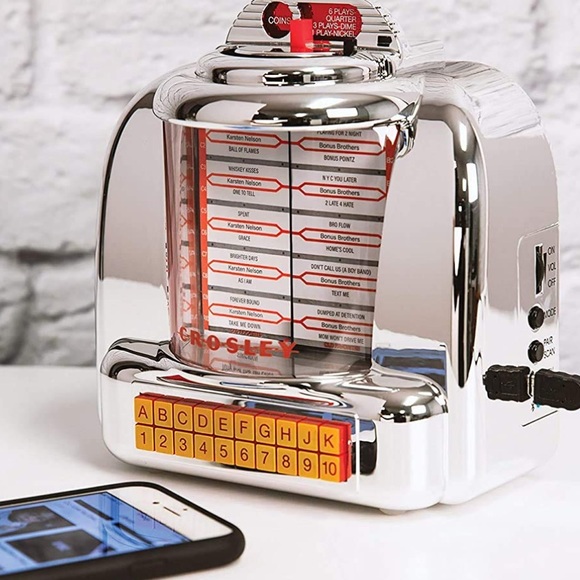 Crosley | Portable Audio & Video | Crosley Diner Tabletop Jukebox ...